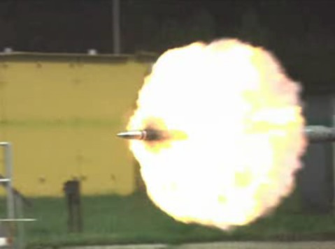 Abrams M1 tank shell - In slow motion! – How It Works