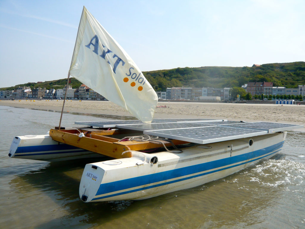 First ever solar powered boat to cross the channel